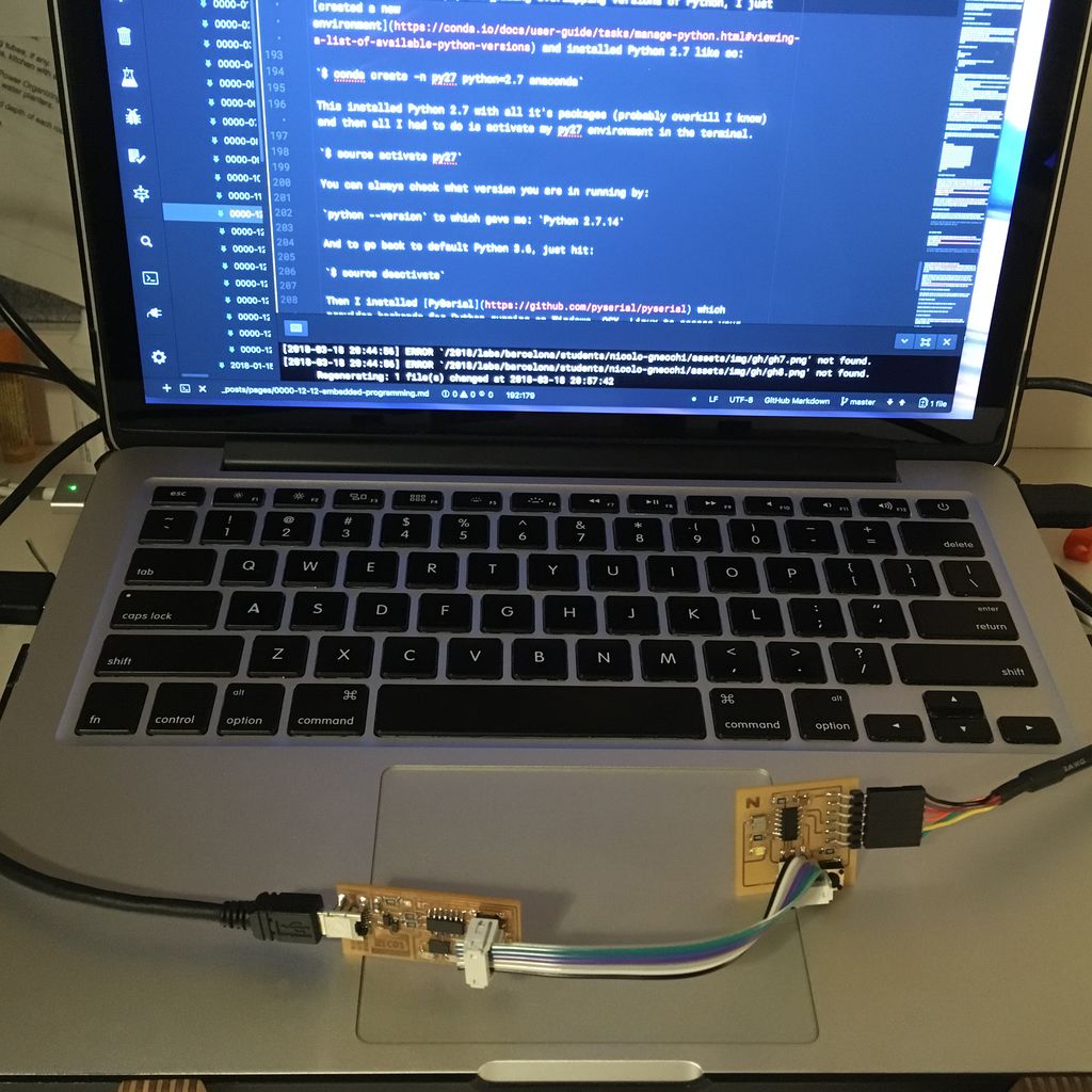 Wk9 Embedded Programming Fabacademy