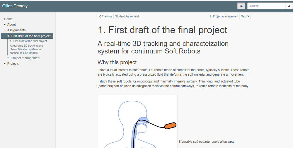 Week 2 - Project management - Gilles Decroly