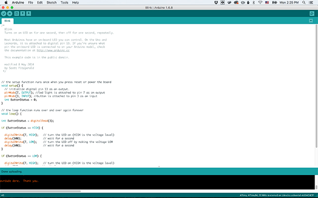 Week 8 | Embedded Programming | Fab Academy 2016 | Nicolas Kisic Aguirre