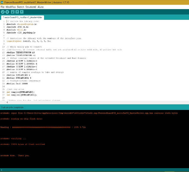 Uploading the Slave code to the Satshakit/Cooler board
