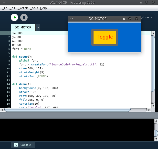 Then, I added the text:
